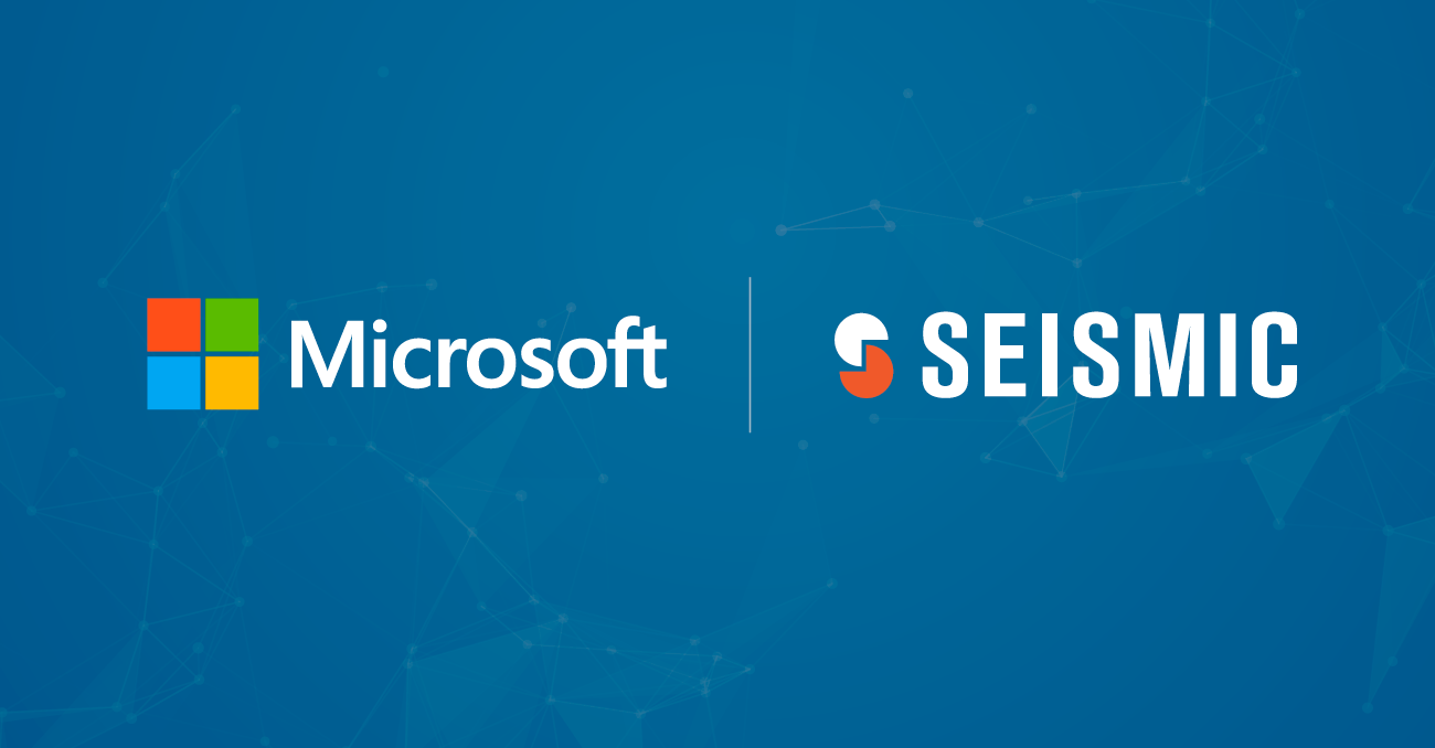 Seismic Deepens Partner and Product Ties with Microsoft | Seismic Seismic Deepens Partner and Product Ties with Microsoft | Seismic